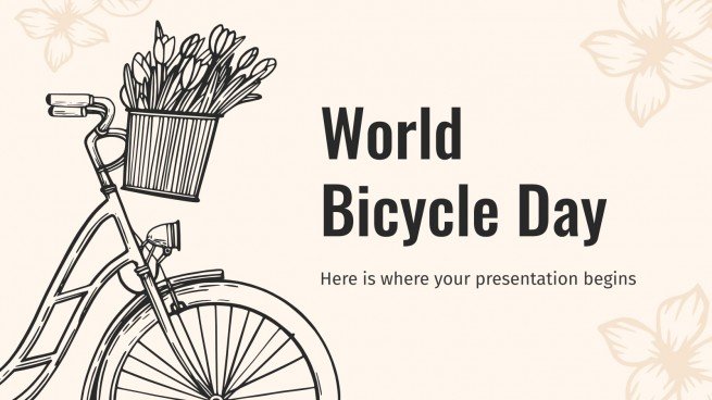 Free Google Slides & PowerPoint templates about bikes