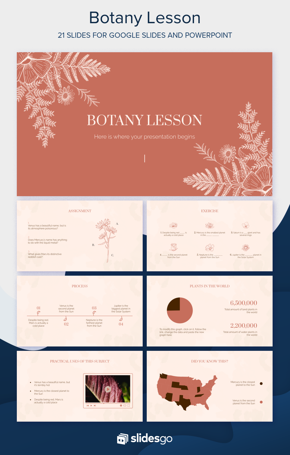 Botany Lesson Google Slides Theme and PowerPoint Template