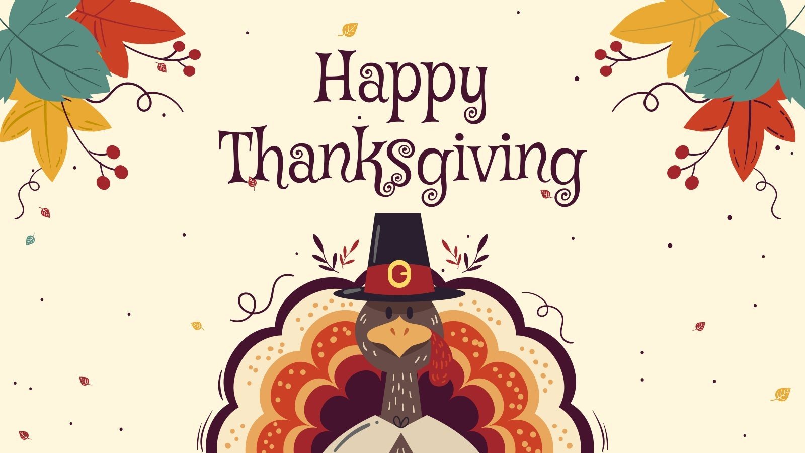 Happy Thanksgiving Google Slides and PowerPoint Template
