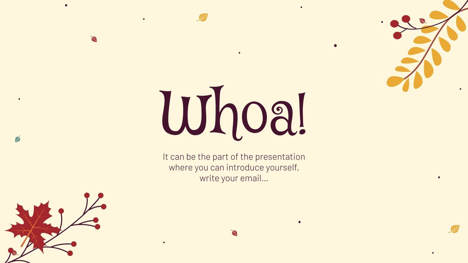 Happy Thanksgiving Google Slides and PowerPoint Template