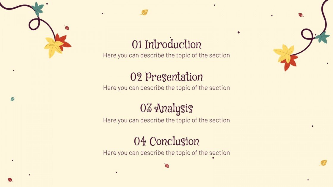 Happy Thanksgiving Google Slides and PowerPoint Template