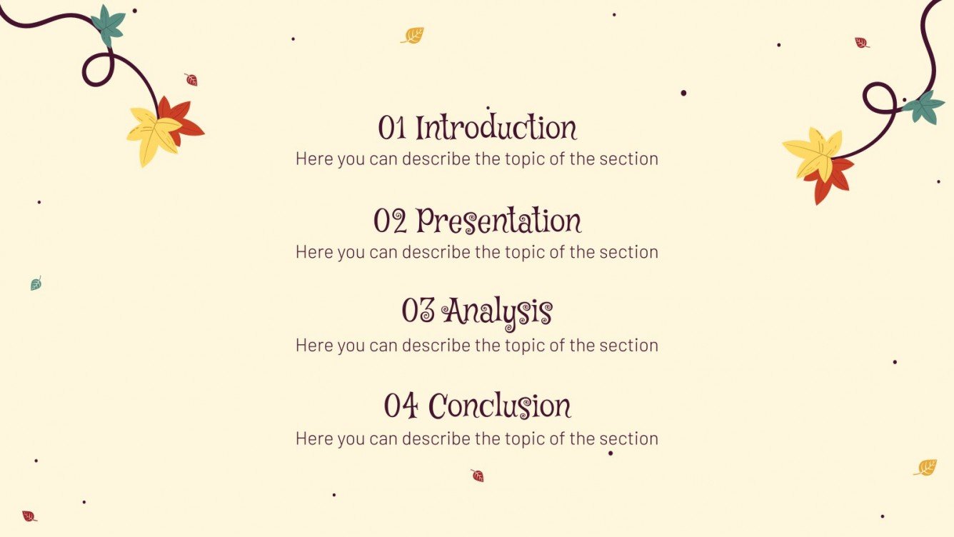 Happy Thanksgiving Google Slides and PowerPoint Template