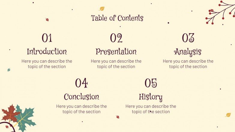 Happy Thanksgiving Google Slides and PowerPoint Template