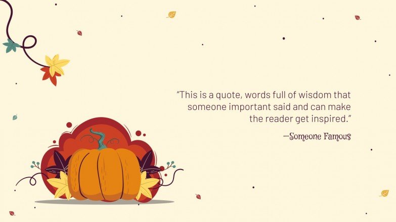 Happy Thanksgiving Google Slides and PowerPoint Template