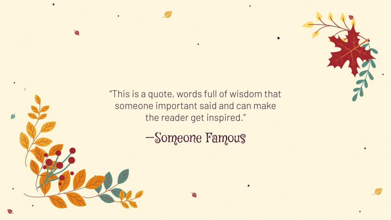 Happy Thanksgiving Google Slides and PowerPoint Template