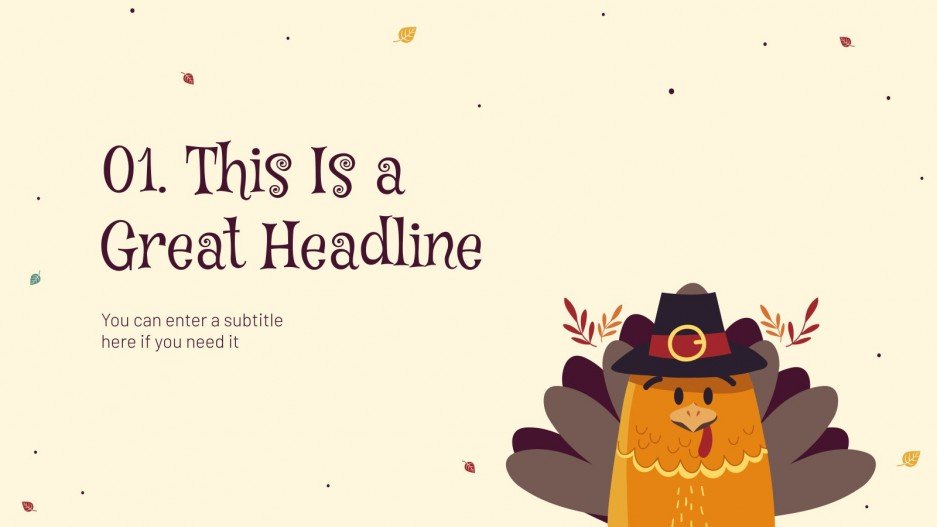 Happy Thanksgiving Google Slides and PowerPoint Template