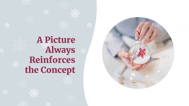 Winter Snowflakes Google Slides Theme and PPT Template
