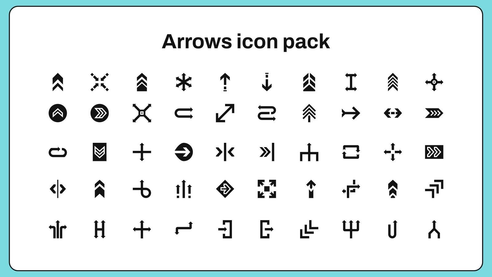 Arrows Icon Pack Template