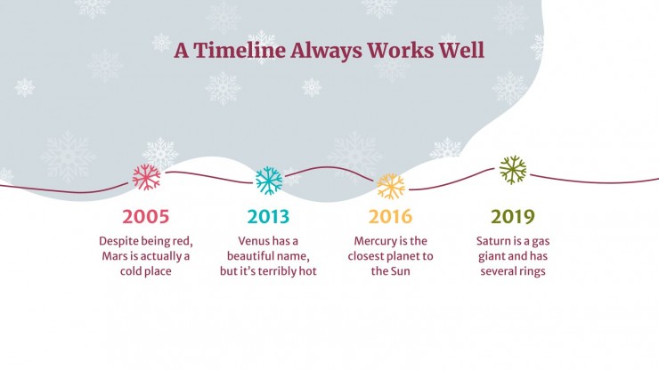 Winter Snowflakes Google Slides Theme and PPT Template