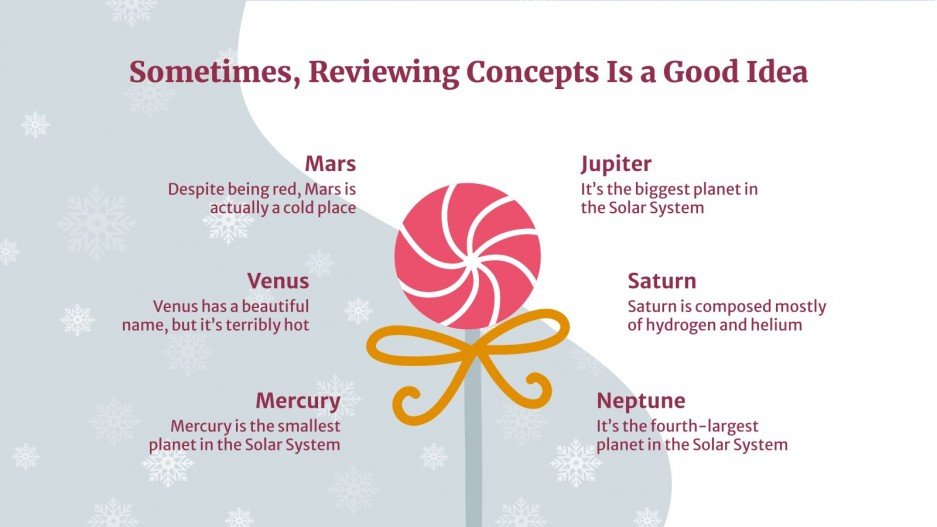 Winter Snowflakes Google Slides Theme and PPT Template