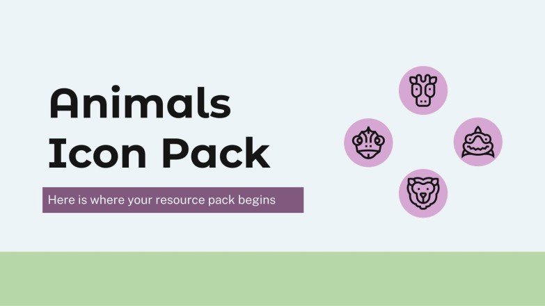 Free Icon Pack Google Slides and Powerpoint templates