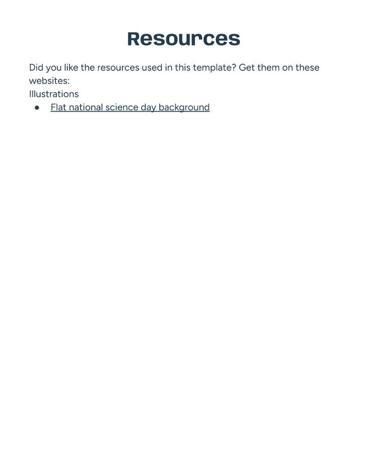 Science Cut-outs Template