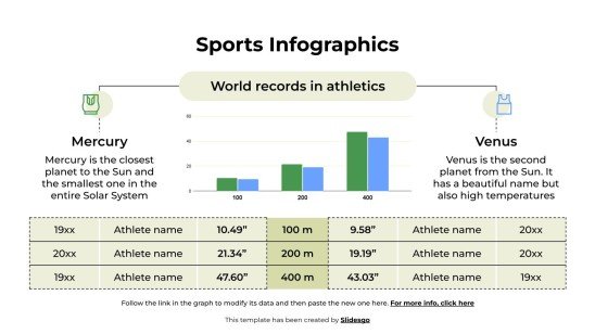 Sports Infographics Template
