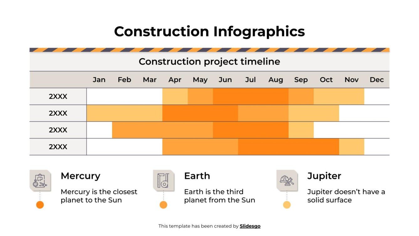 Construction Infographics Template