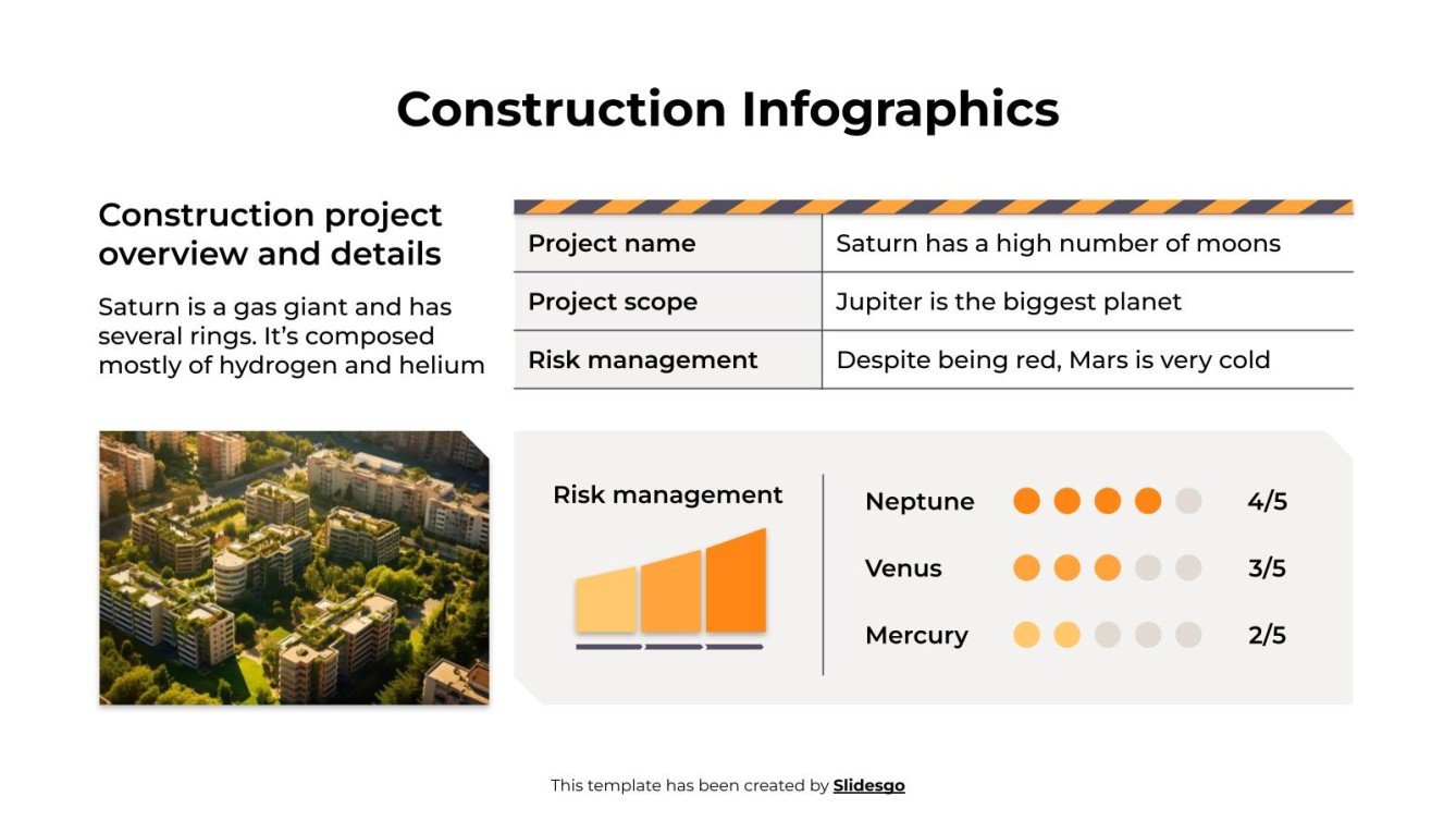 Construction Infographics Template