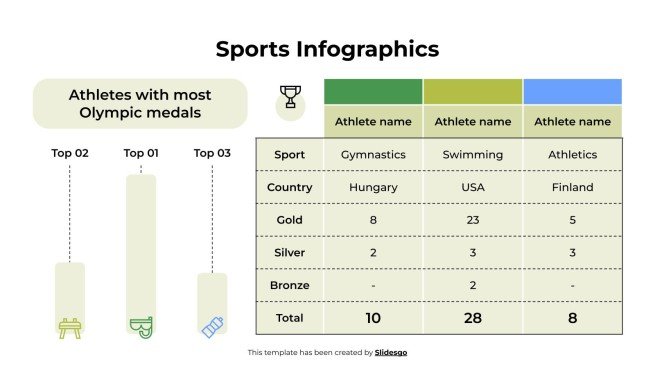 Sports Infographics Template