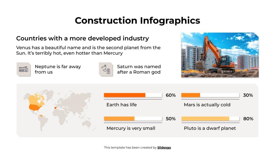 Construction Infographics Template