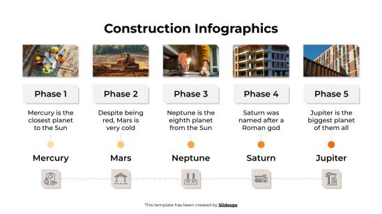 Construction Infographics Template