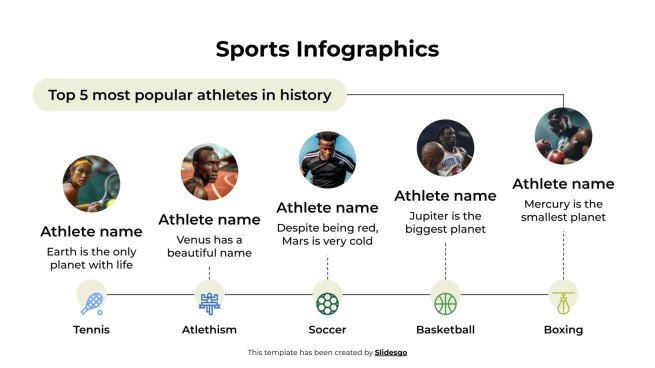 Sports Infographics Template