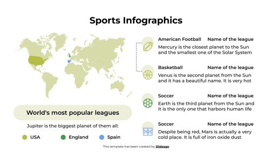 Sports Infographics Template