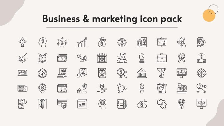 Business & Marketing Icon Pack Template