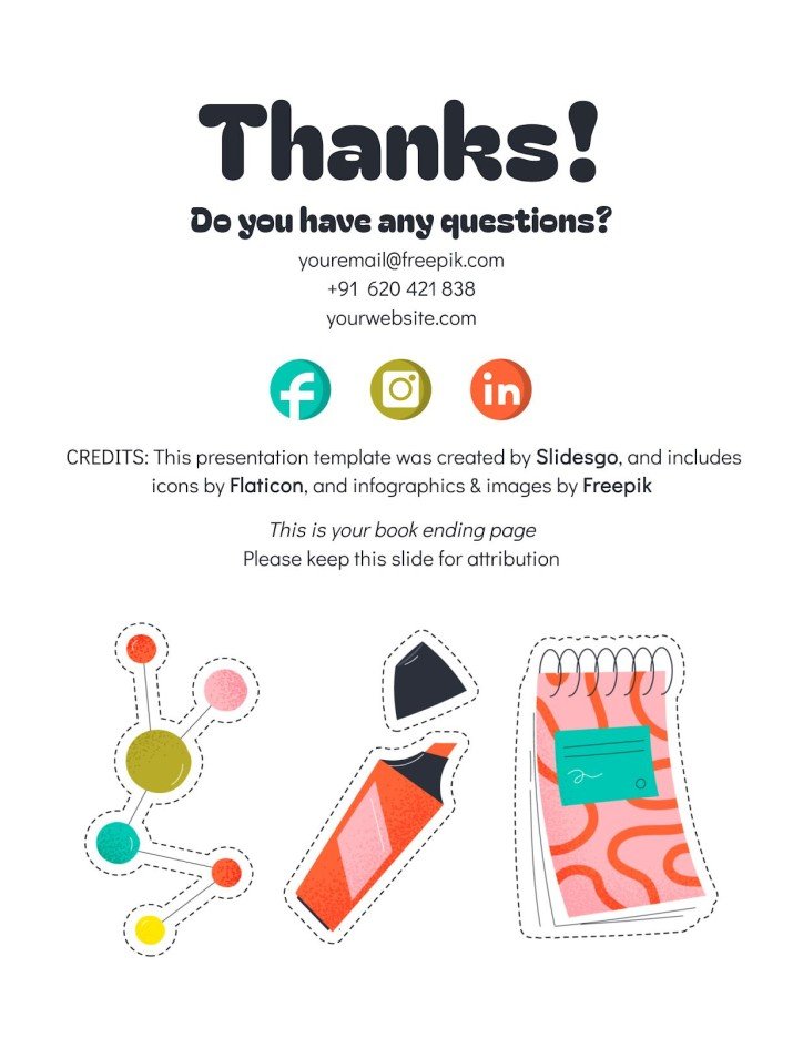 Back to School Cut-outs Template