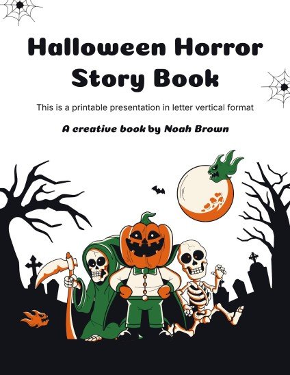 Halloween Horror Story Book Presentation