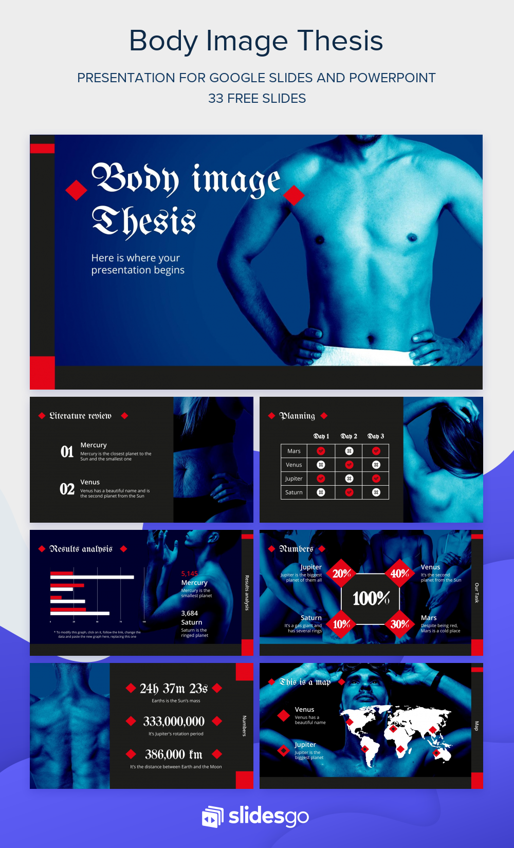 Body Image Thesis | Google Slides and PowerPoint theme