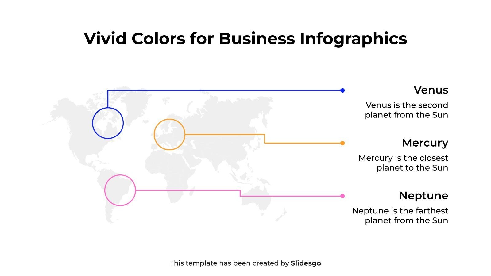 Vivid Colors for Business Infographics Template
