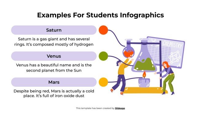 Examples For Students Infographics Template