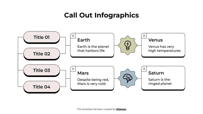 Call Out Infographics Template