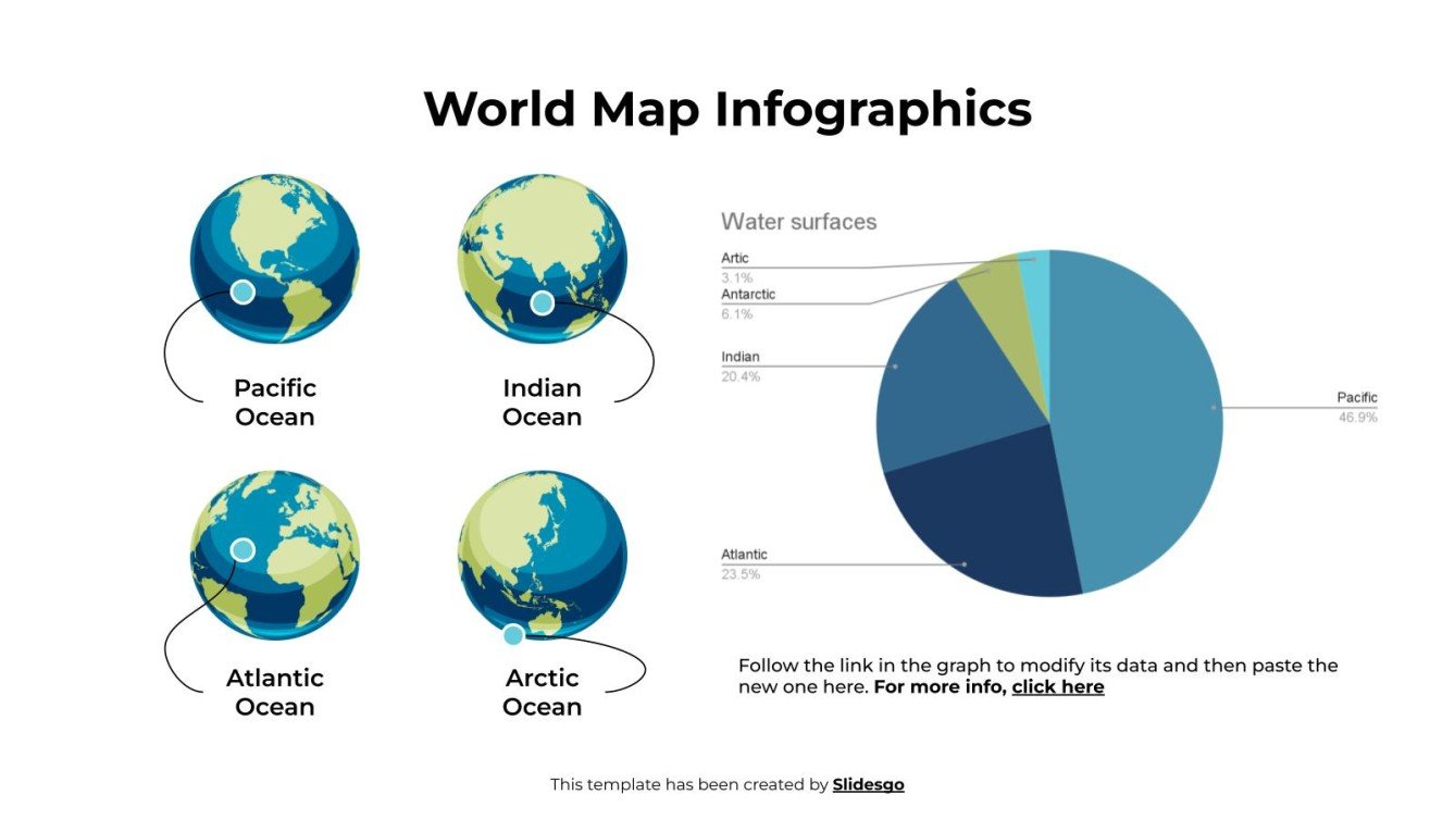 World Map Infographics Template