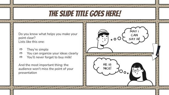 Comic Strip Minitheme Presentation