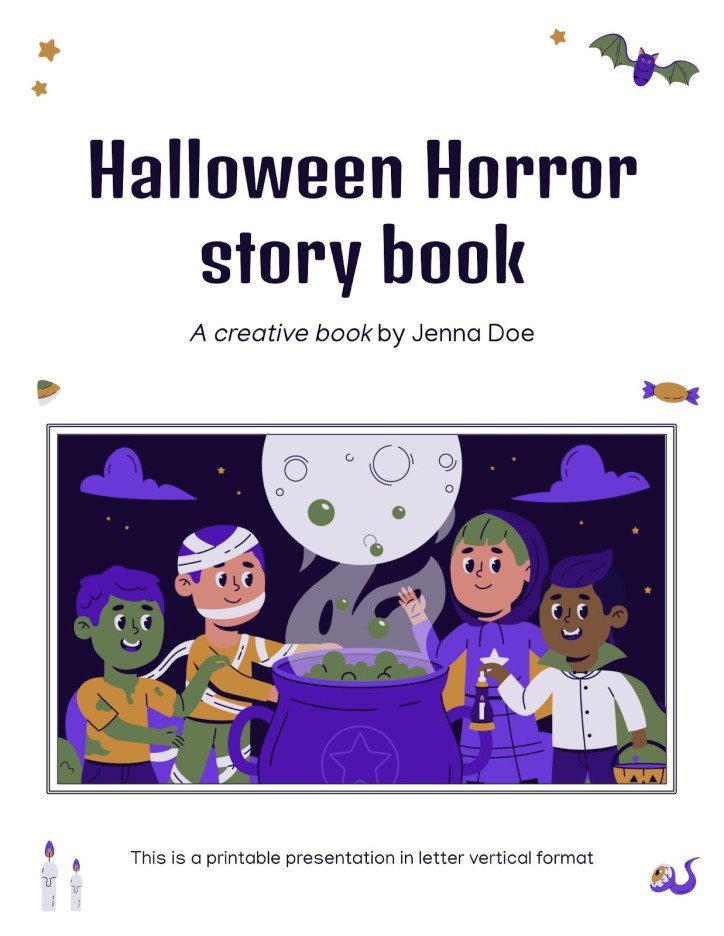 Halloween Horror Story Book Presentation