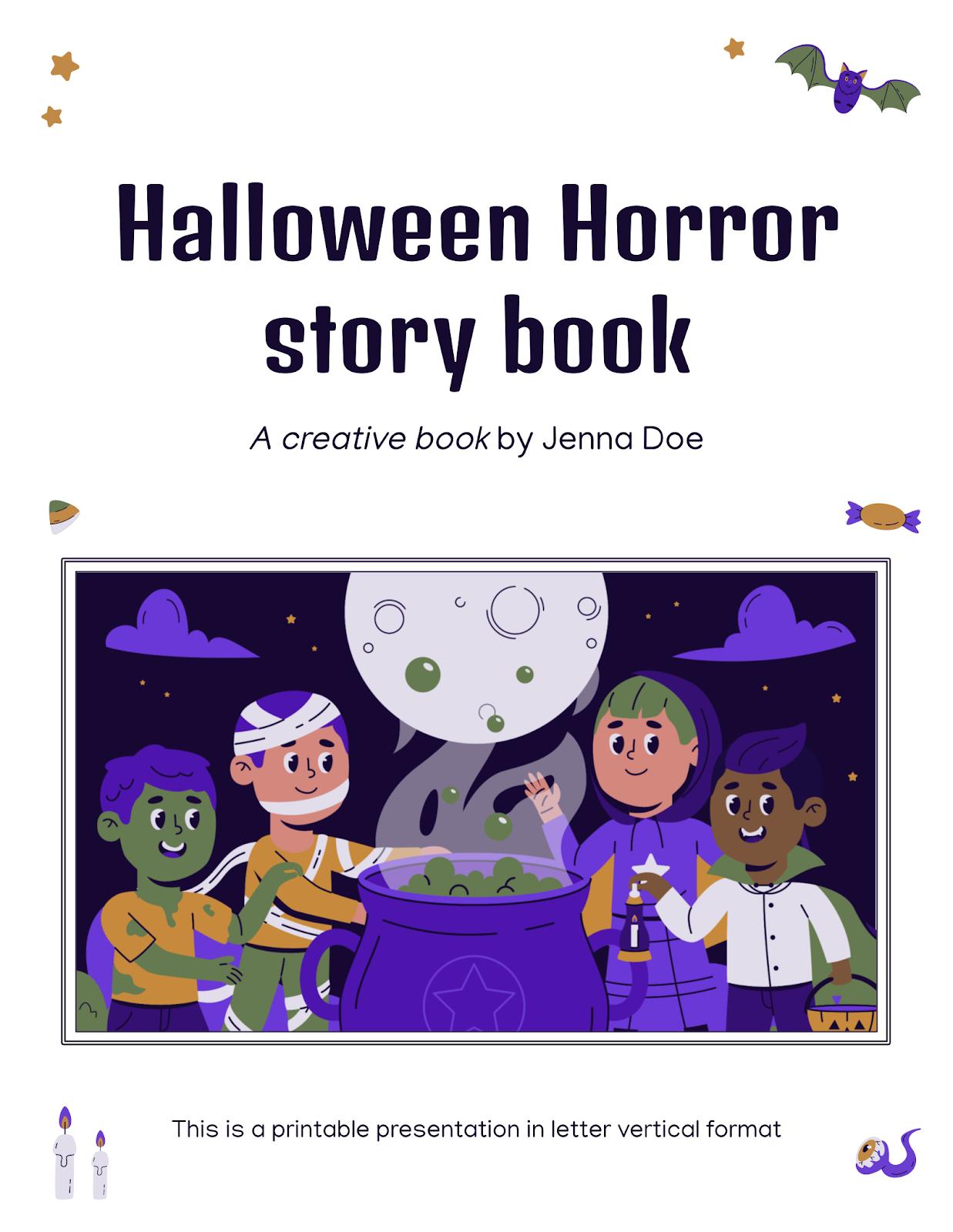 Halloween Horror Story Book Presentation