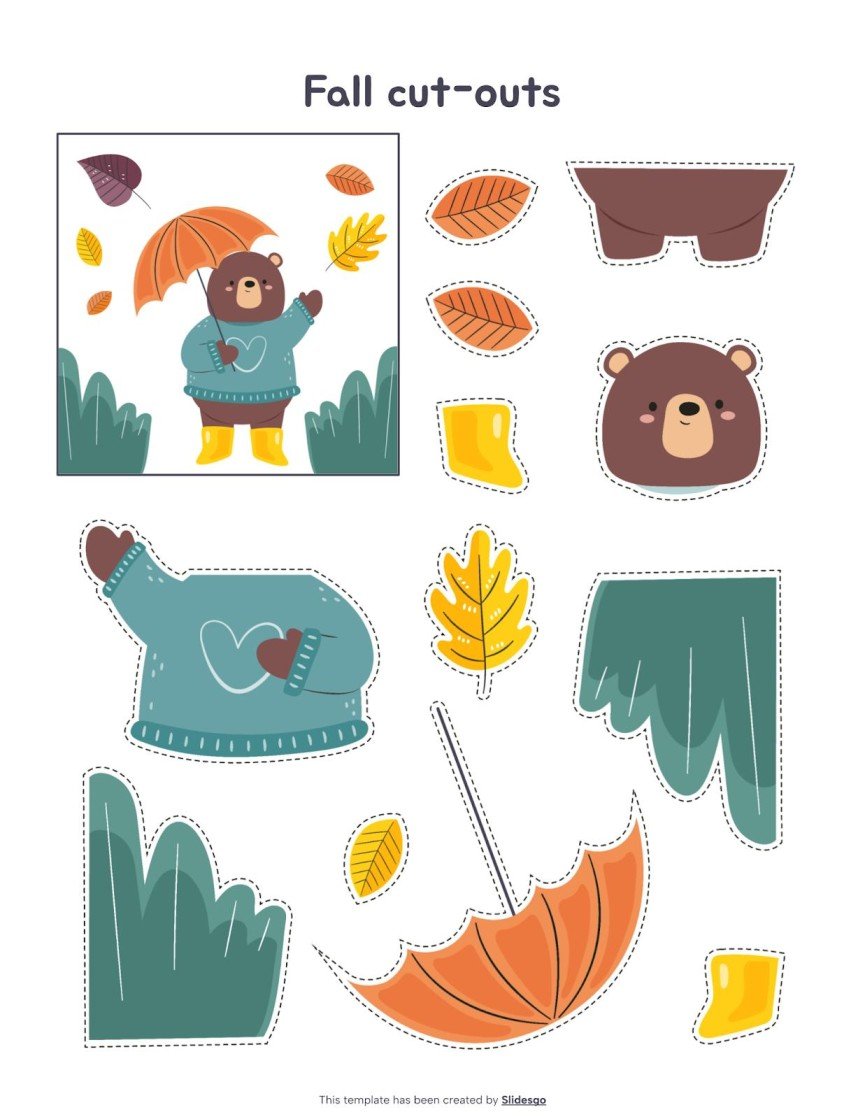 Fall Cut-outs Template