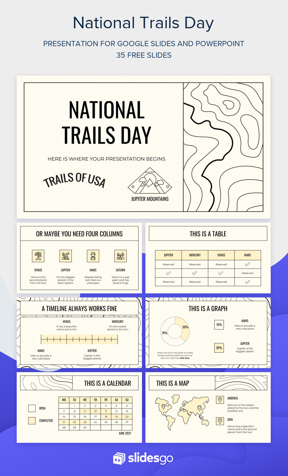 National Trails Day | Google Slides and PowerPoint theme