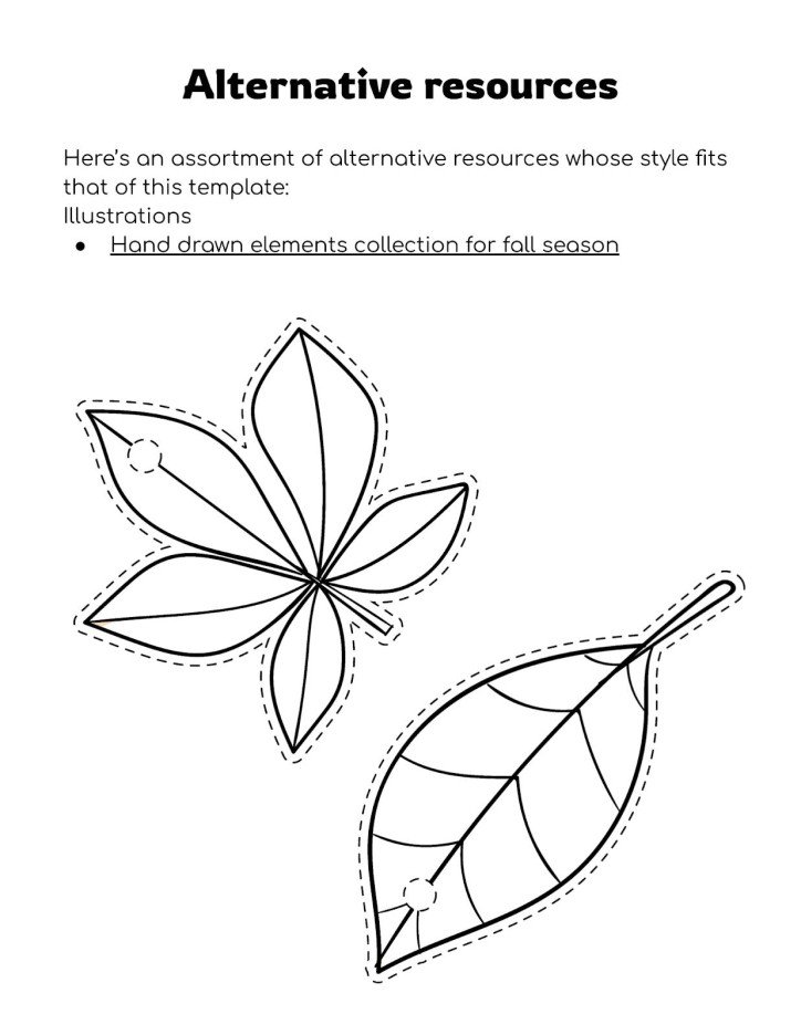 Fall Cut-outs Template
