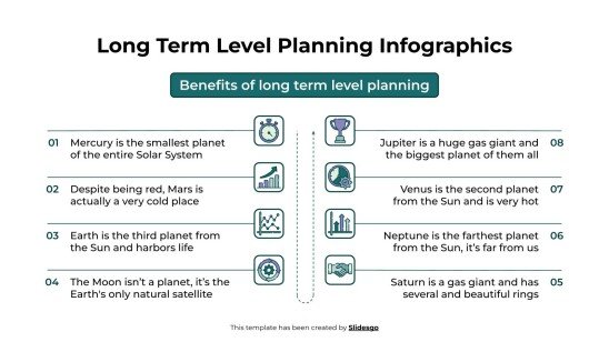 Long Term Level Planning Infographics Template