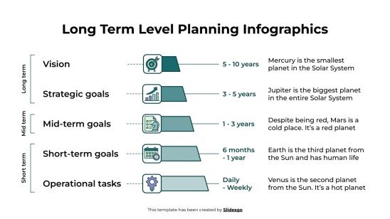 Long Term Level Planning Infographics Template