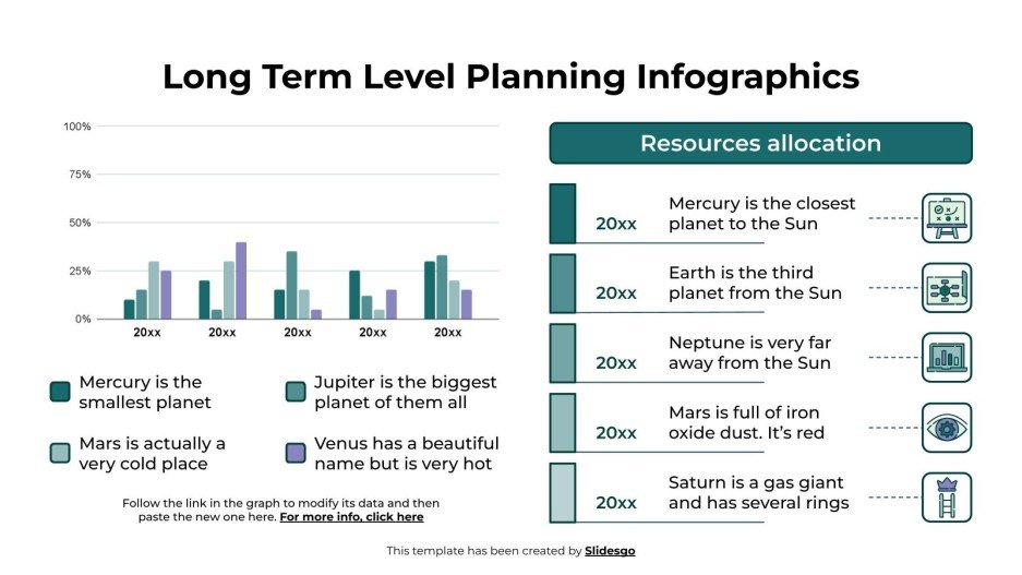 Long Term Level Planning Infographics Template