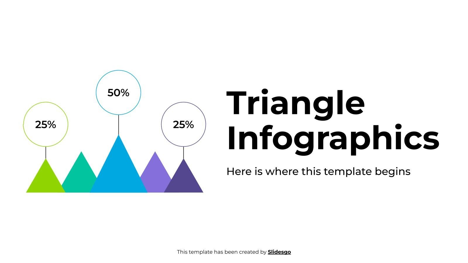 Triangle Infographics Template