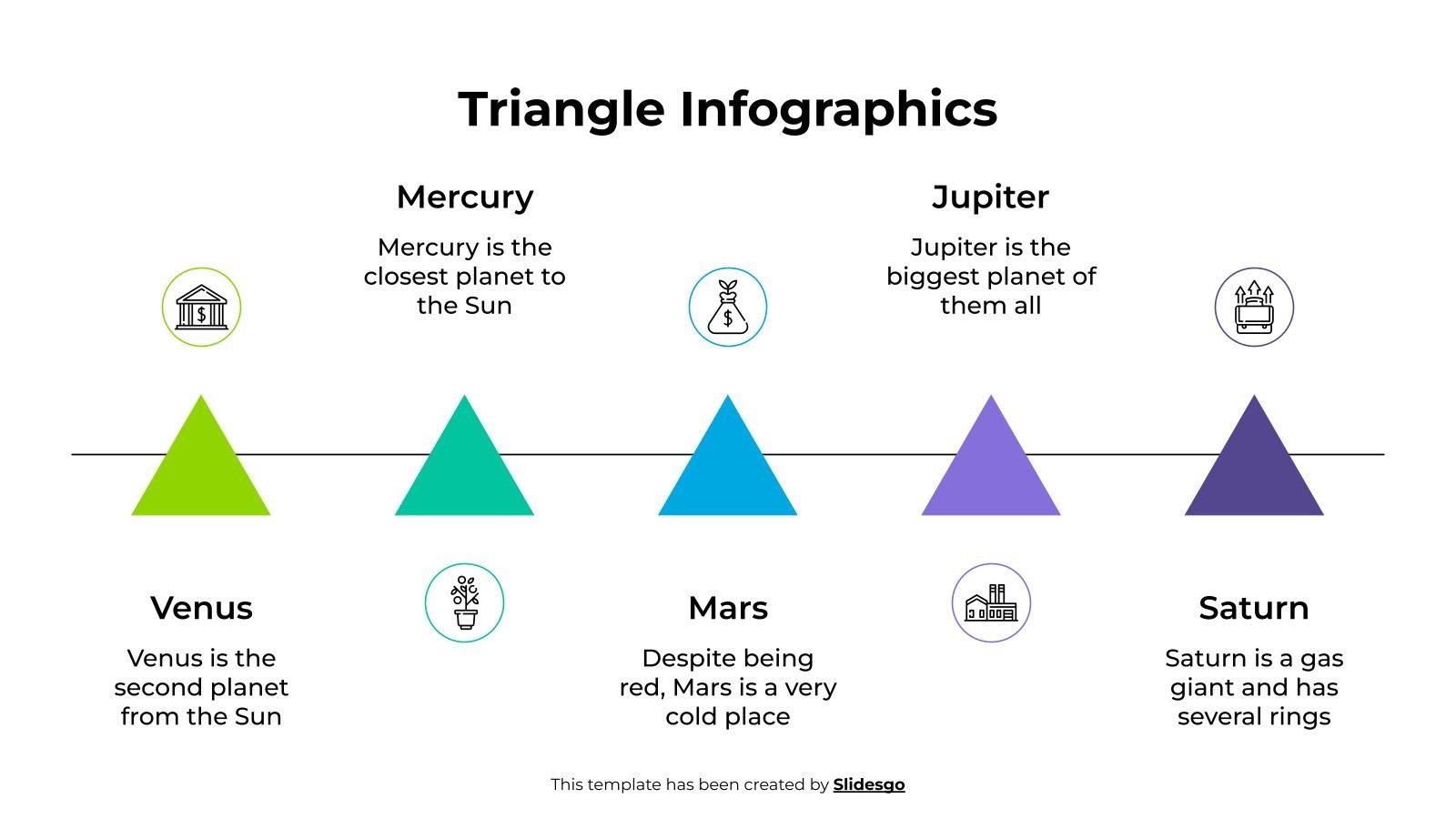 Triangle Infographics Template