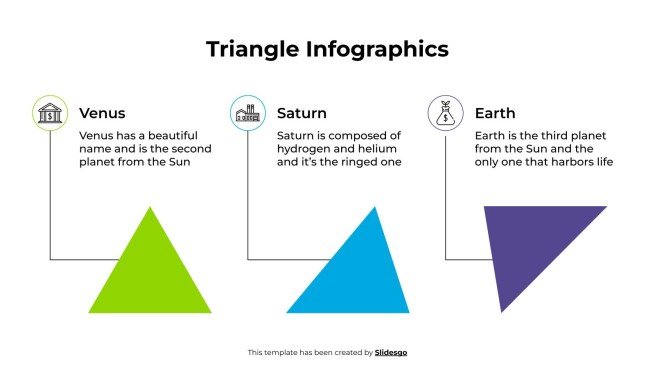 Triangle Infographics Template