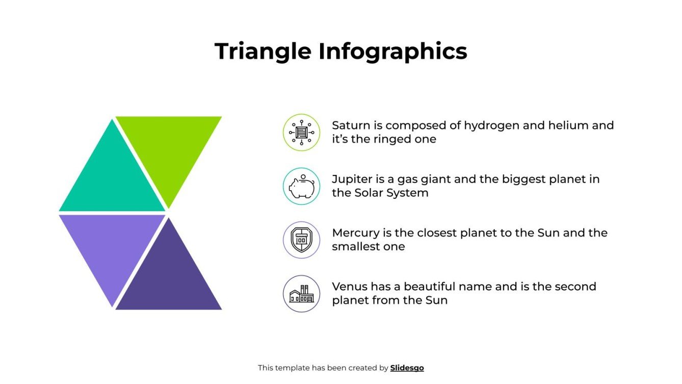Triangle Infographics Template