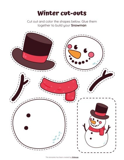 Winter Cut-outs Template