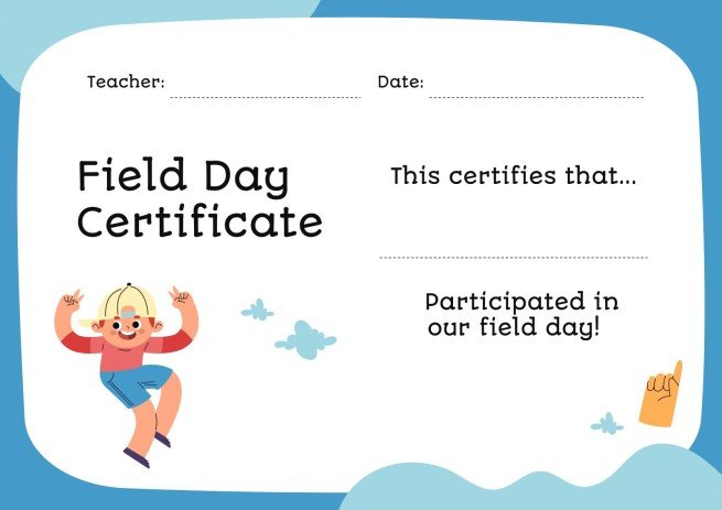 Field Day Certificate Presentation