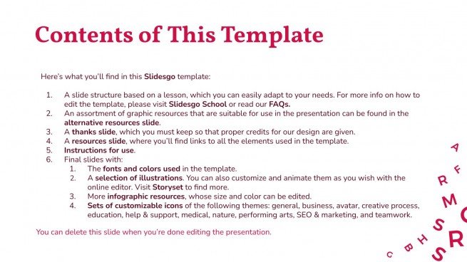 Literature Lesson Google Slides Theme and PowerPoint Template