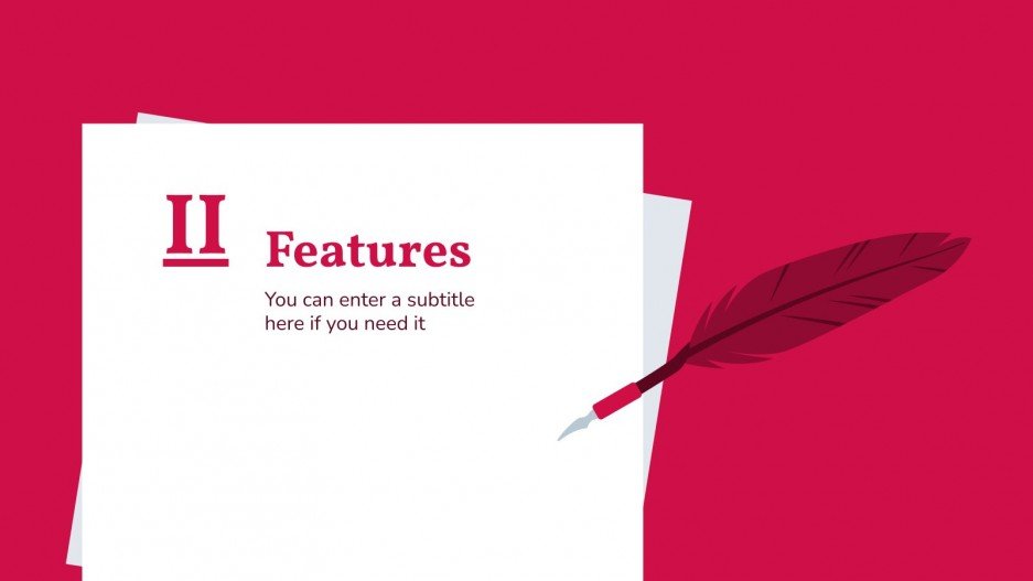 Literature Lesson Google Slides Theme and PowerPoint Template