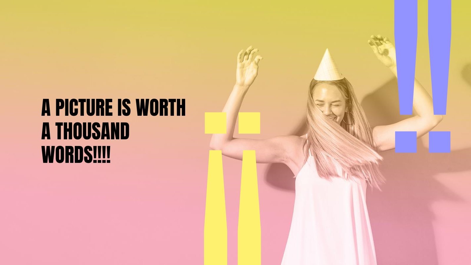 Using a Ton Of Exclamations!! for Social Media | Google Slides